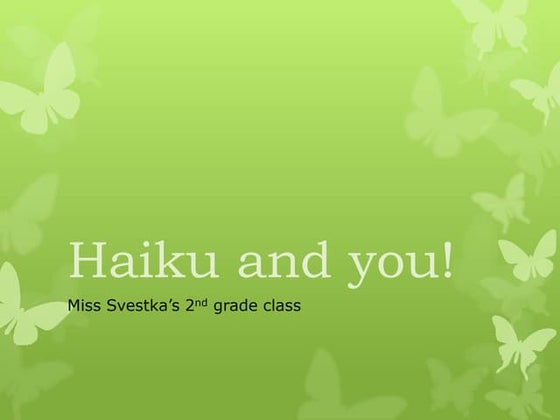 Haiku | PPT