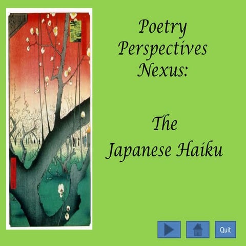 Haiku Lesson | PPTX