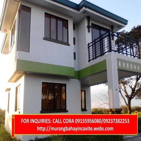MURANG BAHAY AT LUPA FOR SALE IN CAVITE | PPTX