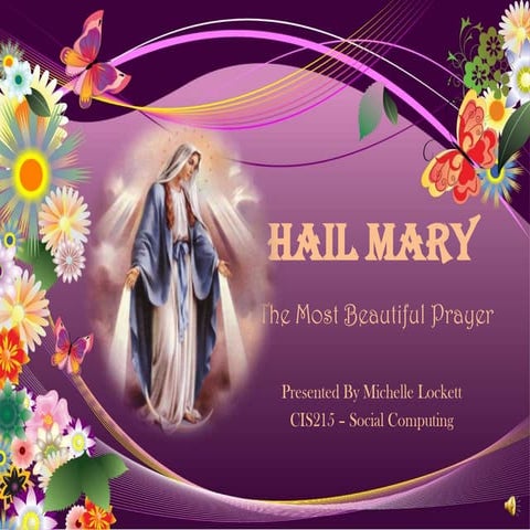 Hail Mary w/ narration | PPTX