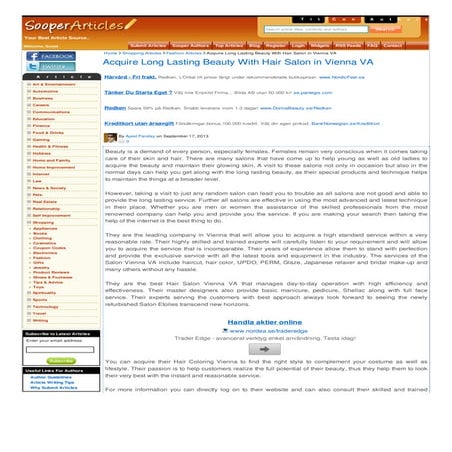 Hair coloring vienna | PDF