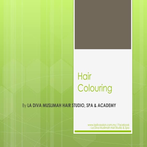 Hair colouring | PPTX