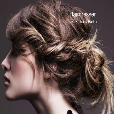 Hairdresser presentation bethanybarker | PPT