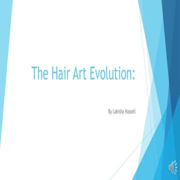 Hair is art power point | PPTX