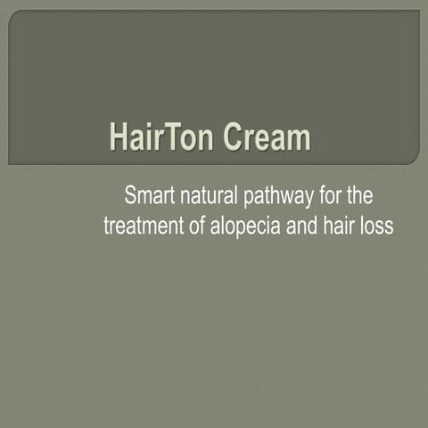Hair ton cream presentation | PPTX