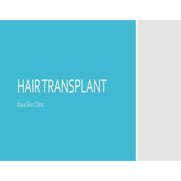 Hair transplant | PPTX