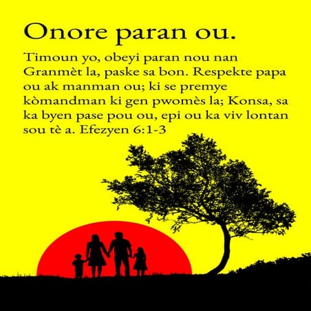 Haitian Creole - Honor Your Parents Your Father and Mother.pdf