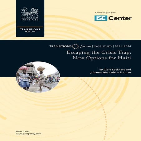 Escaping the Crisis Trap: New Options for Haiti | PDF