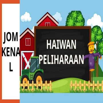 *PRASEKOLAH - MARI MENGENAL HAIWAN JINAK | PPT