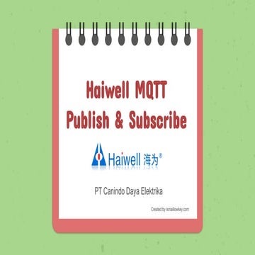 How to Haiwell MQTT publish and Subribed | PDF