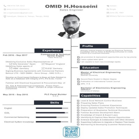 Omid Haji Hosseini CV & Profile | PDF