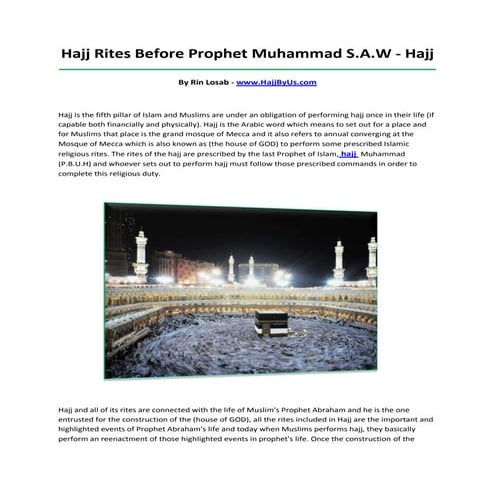 Hajj | PDF