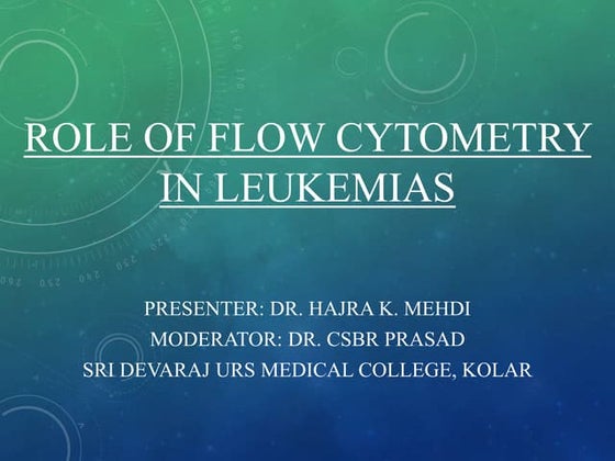 FLOW CYTOMETRY IMMUNOPHENOTYPING-2.pptx | Biological Sciences | Science