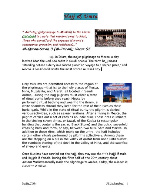 Comprehensive Guide to Ziyarat Places in Makkah and Madinah | PDF