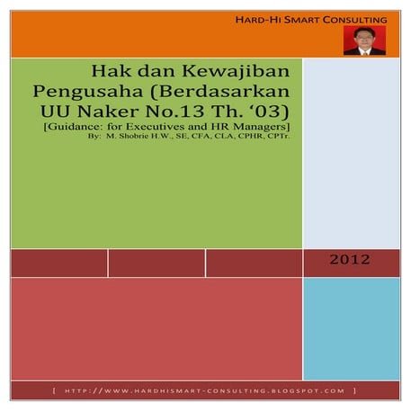 Contoh Hak & Kewajiban Pengusaha (Based On UU Naker No.13 Th 2003) | PDF