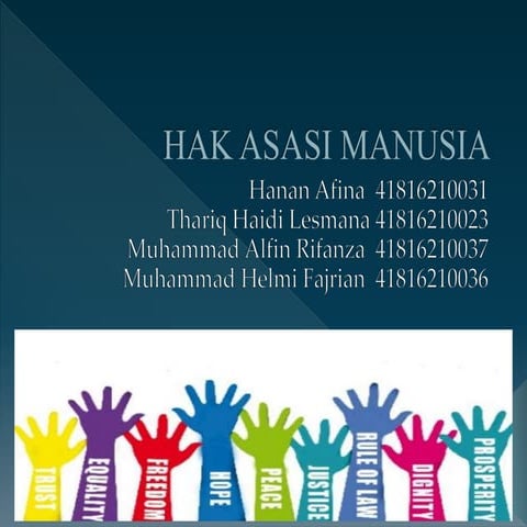 Hak asasi manusia | PPTX
