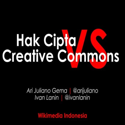 Hak Cipta & Creative Commons | PPT