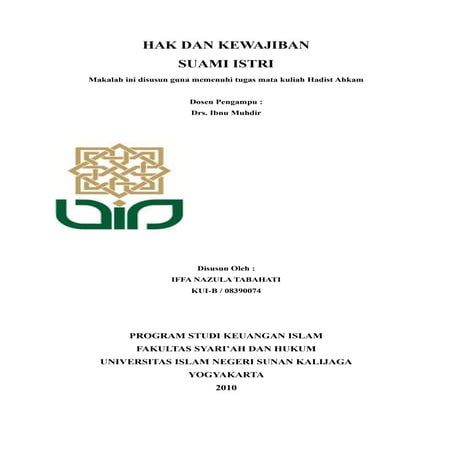 FIQIH PERKAWINAN - Hak dan Kewajiban Suami Istri dalam Perkawinan.pptx