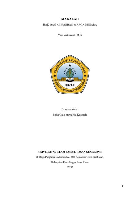 PPT BAB 2 HAK DAN KEWAJIBAN KELAS 9.pptx