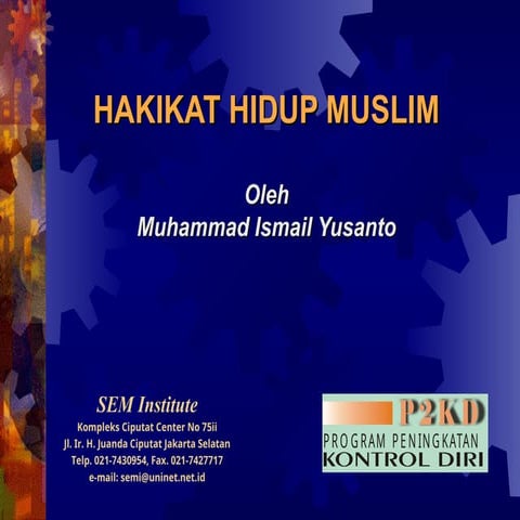 hakekat hidup bagi muslim dalam kehidupan | PPT