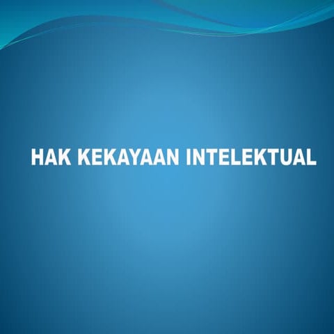 Rangkuman HAKI (Hak Atas Kekayaan Intelektual) | PPT