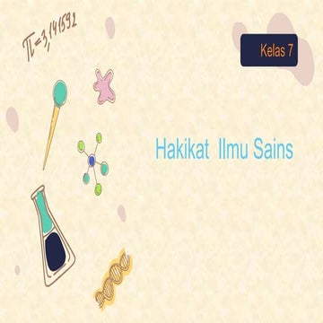 ILMU SAINS DAN CABANG - CABANG ILMU SAINS | PPTX