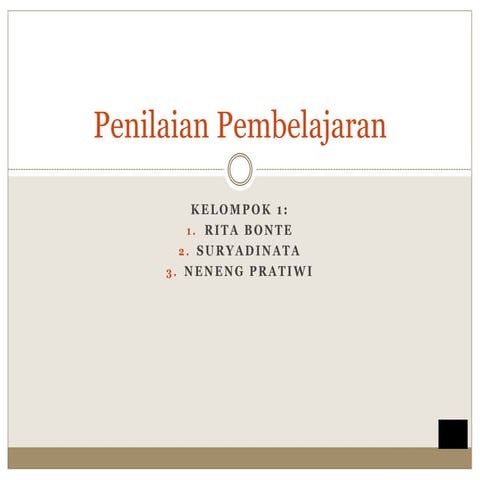 hakikat penilaian pendidikan kel. 1.pptx