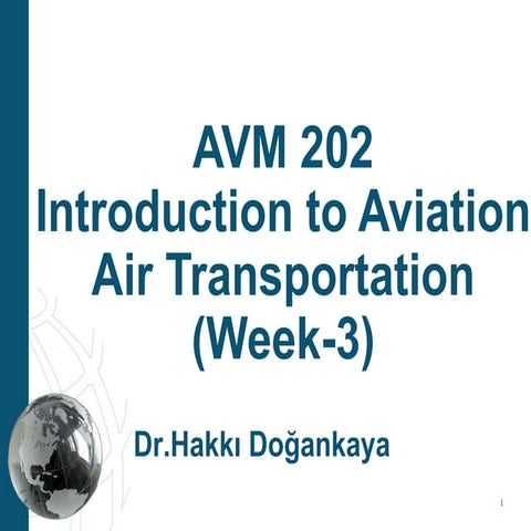 air transportation (week-3) - | PPT