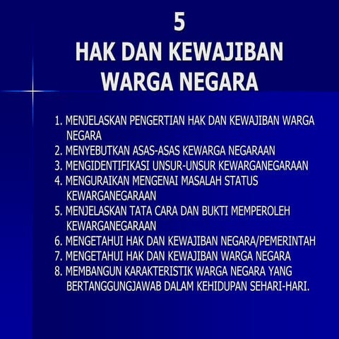7. KEWAJIBAN DAAN HAK NEG DAN WN INDONESIA ppt | PPT