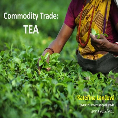 Commodity Trade - TEA | PPTX