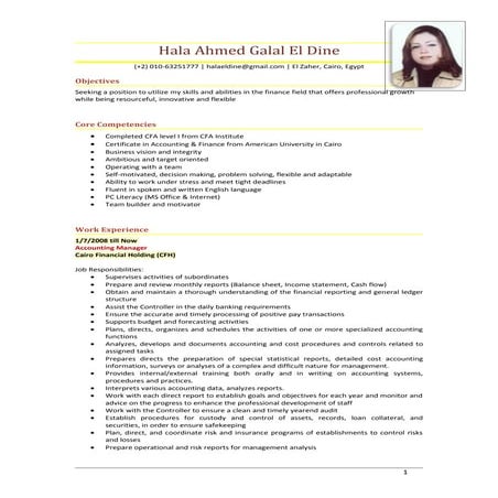 Hala Galal CV 2012 | DOC