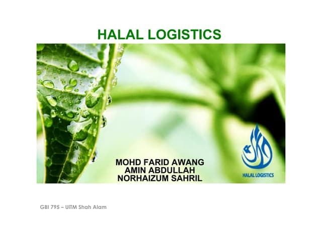 Halal awareness ppt slideshare | PPTX