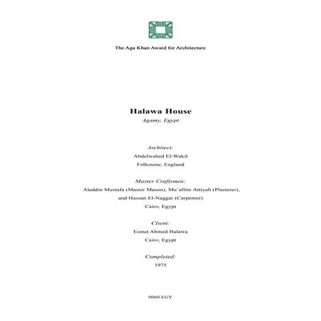 Halawa house | PDF