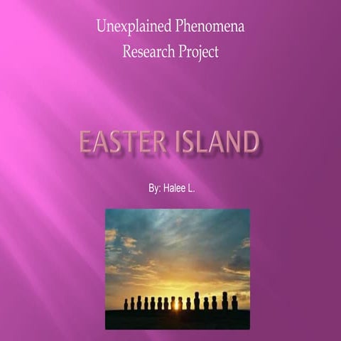 Presentation easter island | PPTX