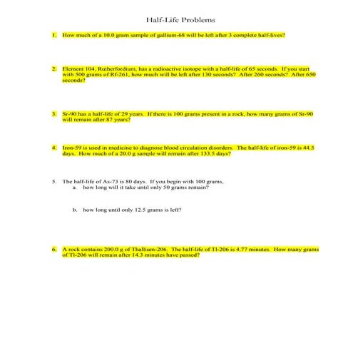 Half Life Quest | PDF