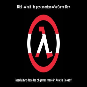 A Half Life in Game Development | PPTX