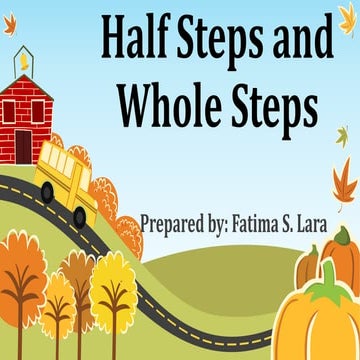 Half step and whole step | PPTX