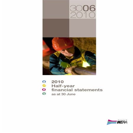 Half year financial statements 30 06 10 | PDF