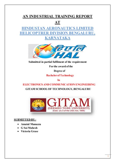 Hindustan Aeronautics Limited | PPTX