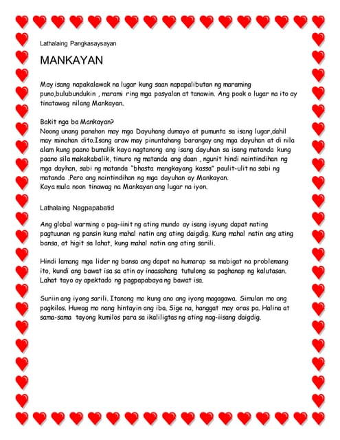 Ang magkaibigan | DOCX