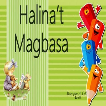 Halina't magbasa | PPTX