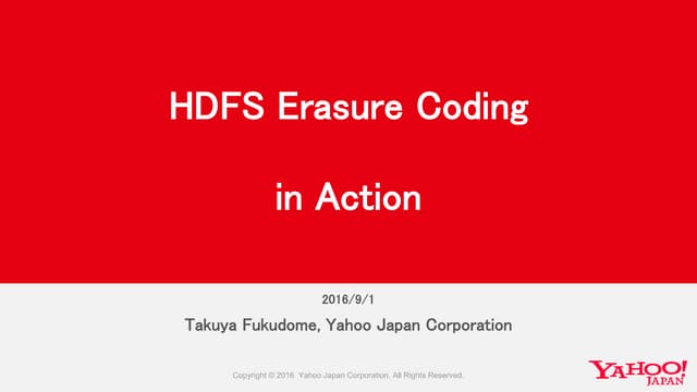 Hdfs Erasure Coding In Action Ppt 0023