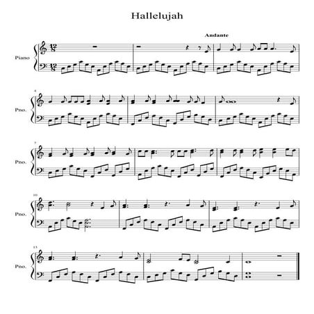 Hallelujah | PDF
