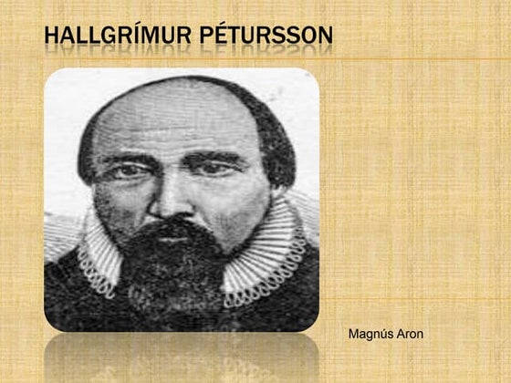 Hallgrím péturson | PPT