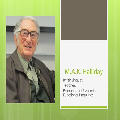 Halliday bio | PPTX