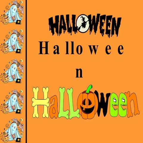 Halloween Power Point for ESL Students | PPSX