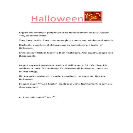 Halloween | PDF