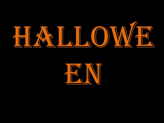 Halloween is Coming!