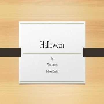 Halloween | PPT