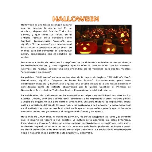 Halloween | PDF